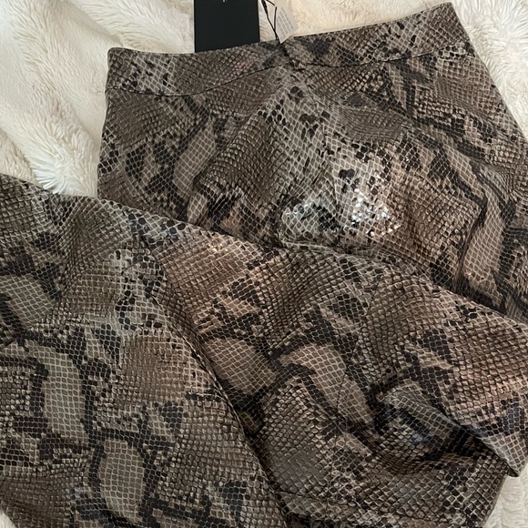 Showpo. | Pants & Jumpsuits | Showpo Green Snakeskin Pants | Poshmark